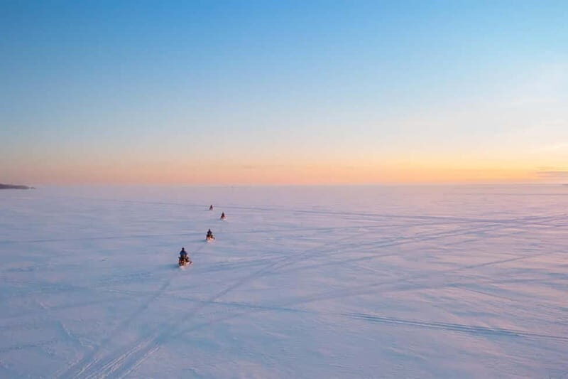 Kemi-Tornio: Sunrise snowmobile safari - The Route and Rest Stops