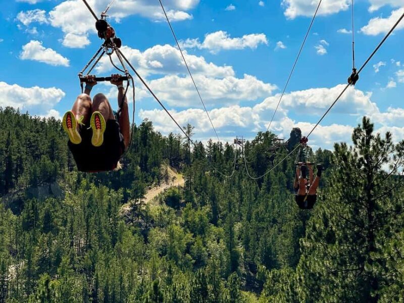 Keystone, SD: Pinnacle Zipline Tour by Mt. Rushmore - Keystone, SD: Pinnacle Zipline Tour by Mt. Rushmore