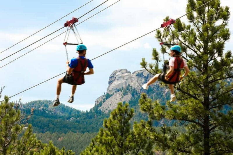 Keystone, SD: Pinnacle Zipline Tour by Mt. Rushmore - Key Points