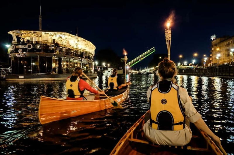 Klaipeda: Evening Guided Tour by Wooden Canoe - The Experience: What You Can Expect