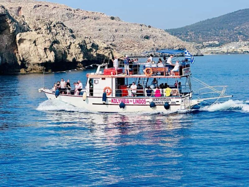 Kolymbia: All-Inclusive Catamaran Cruise with Lunch & Drinks - The Itinerary in Detail
