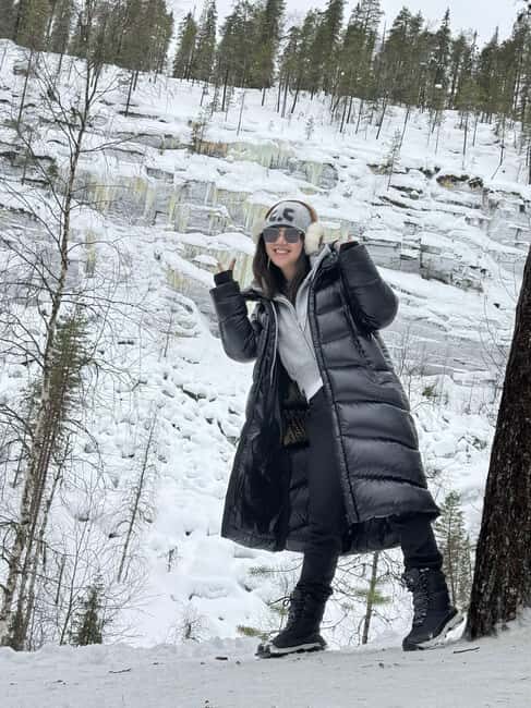 Korouoma Canyon Frozen Waterfalls Hike & Private Teepee BBQ - The Sum Up