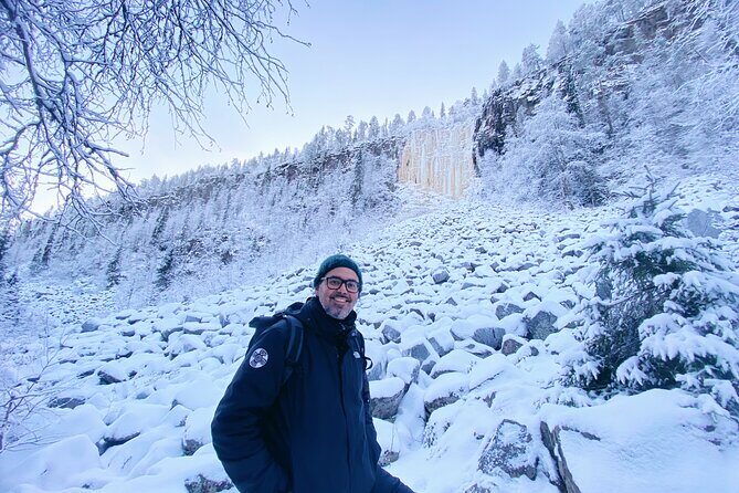 Korouoma canyon national park & frozen waterfalls with BBQ - Key Points