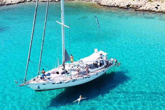 Kos: Small Group Full-Day Sailing with Meal, Drinks, & Swim - Key Points