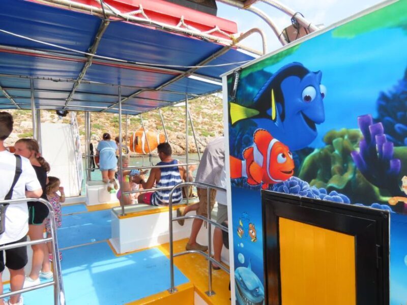 Kos Town: Glass-Bottom Boat Cruise with Swimming Stops - Key Points