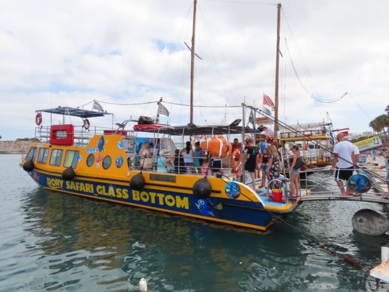 Kos Town: Glass-Bottom Boat Cruise with Swimming Stops - FAQ