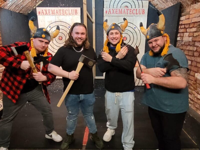 Krakow Axe Mate Club: Axe throwing, Tomahawks. WATL venue! - Key Points