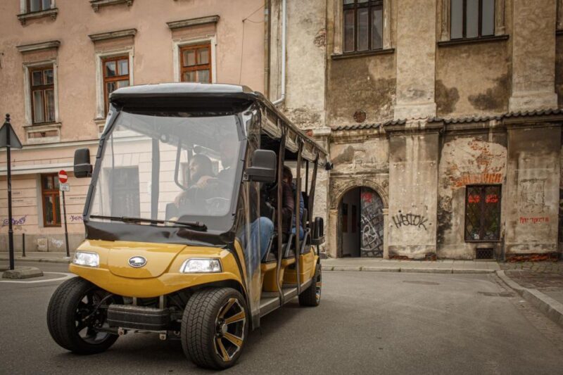 Krakow: City Tour Golf Cart & Schindler's Factory Guide Tour - Key Points