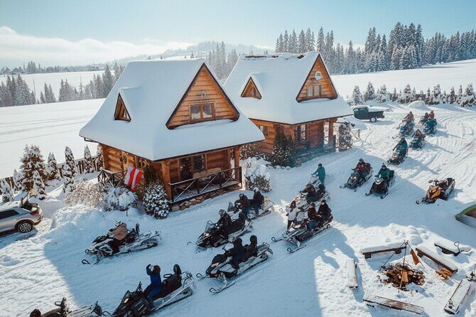 Krakow to Zakopane: Snowmobiles, Hot Springs and Tasting Fun Tour - Key Points