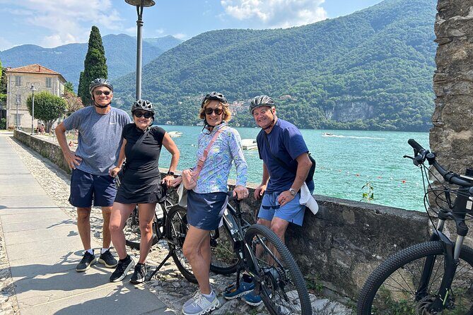 Lake Como Scenic Coastal Bike Tour with Waterfall & Villas - Key Points