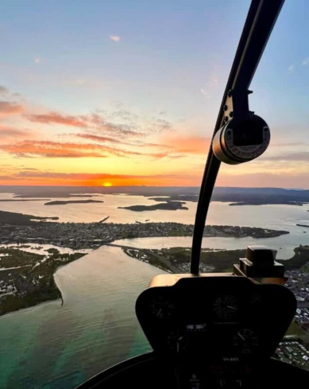 Lake Macquarie: 30-Minute Lap of the Lake Helicopter Flight - An Intimate Flight with Focused Highlights