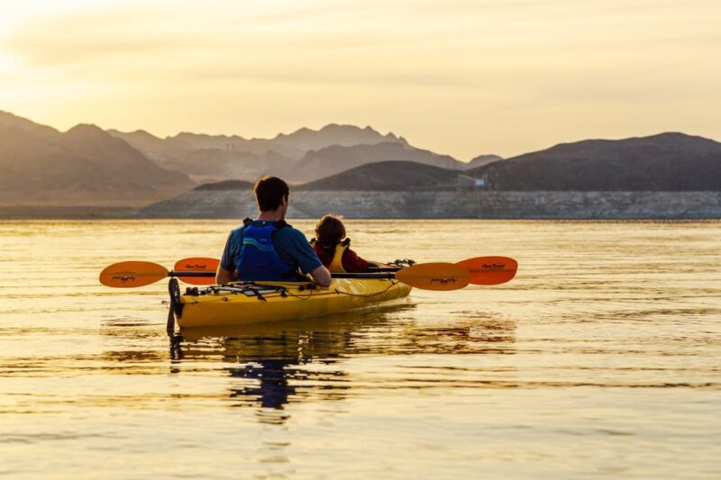 Lake Mead: Sunset Kayaking Tour with Dinner and Campfire - Key Points