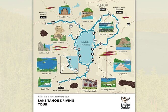 Lake Tahoe Self-Guided Audio Tour - Practical Tips for Making the Most of the Tour
