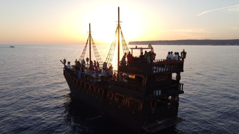 Lampedusa: Sunset Dolphin Sighting on a Pirate Ship - An In-Depth Look at the Experience