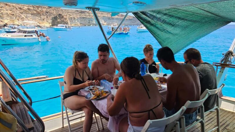 Lampedusa: Yacht excursion, swimming stops and typical lunch - Key Points