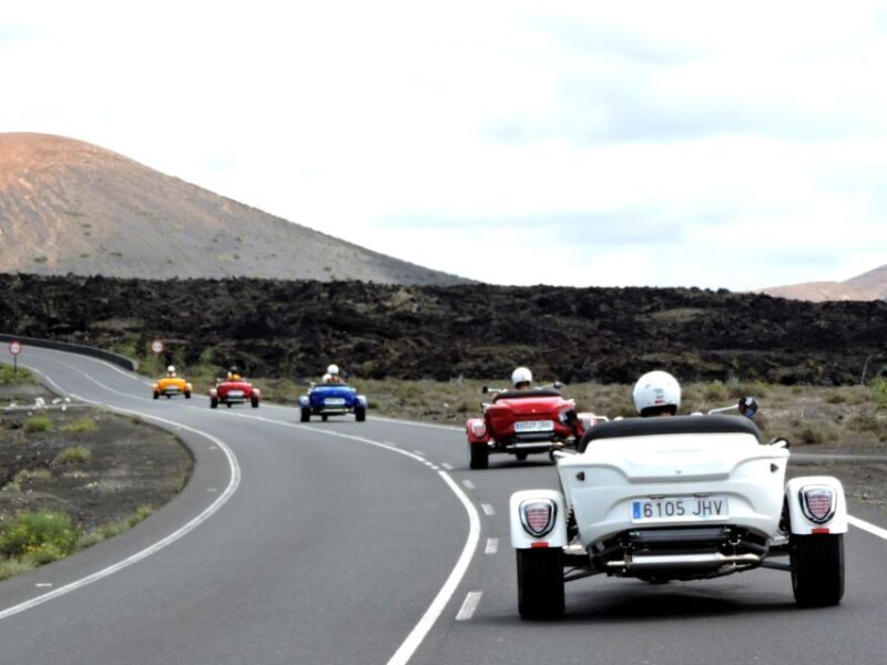 Lanzarote: three wheeler trike tour for three people - Key Points