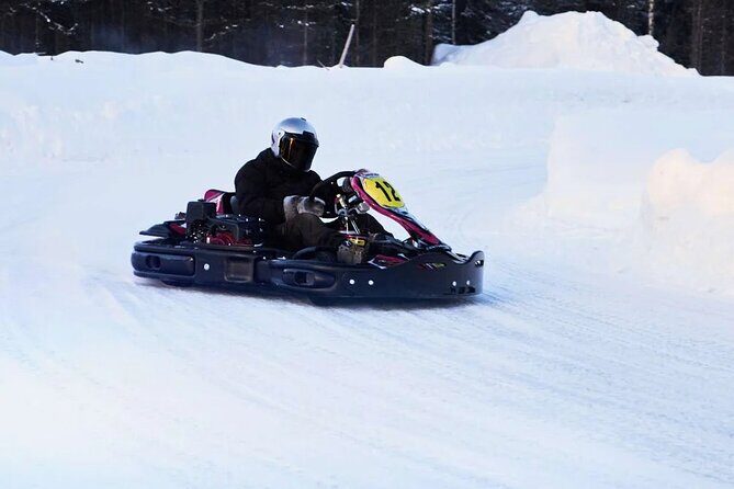 Lapland Winter Park Ice Karting Experience in Rovaniemi Finland - What to Expect on the Track