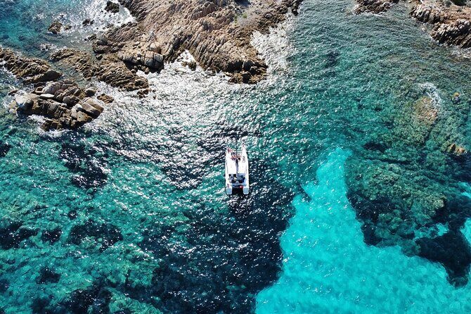 Large Catamaran Trip to La Maddalena Park with Lunch and Drinks - Key Points