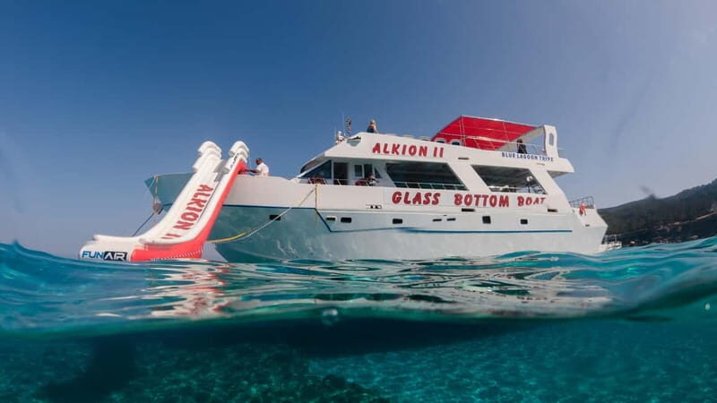 Latchi: Blue Lagoon Glass Bottom Boat Cruise with Drinks - The Experience of the Cruise