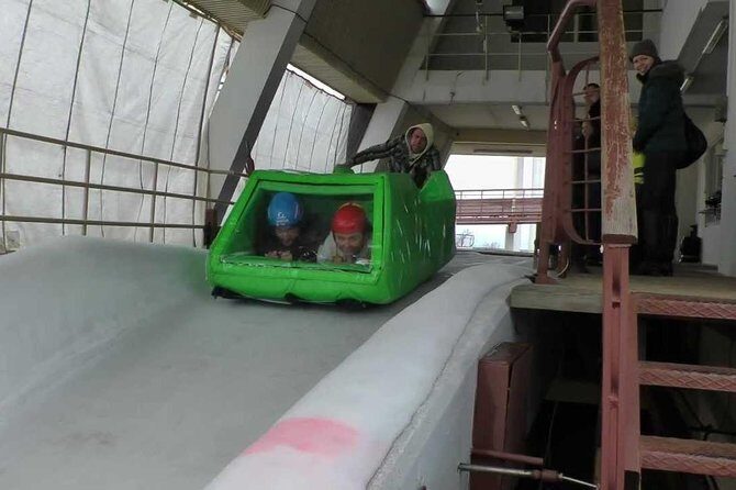 Latvia Bobsleigh and luge track ride experience - Key Points