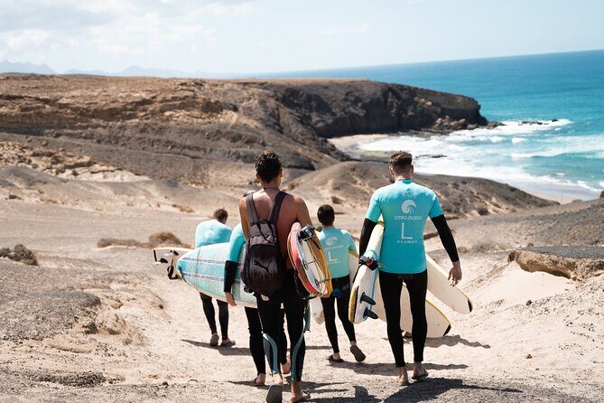 Learn to surf on the endless beaches in southern Fuerteventura - The Learning Curve and the Group Dynamic