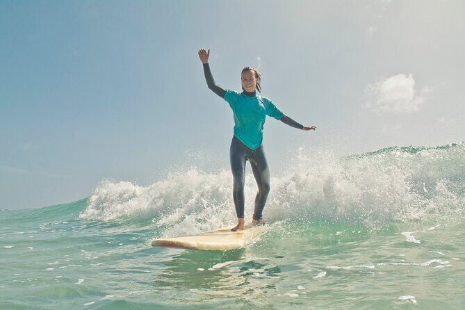 Learn to surf on the endless beaches in southern Fuerteventura - Value for Money