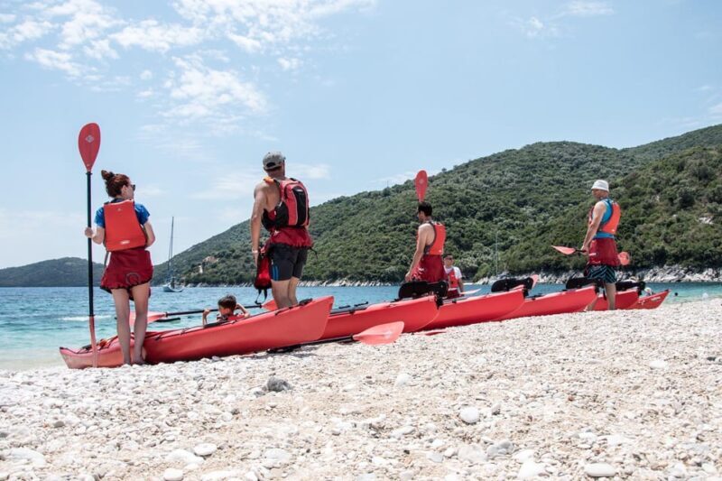 Lefkada: Blue Cave Kayak Tour with a Taste of Greece - Key Points
