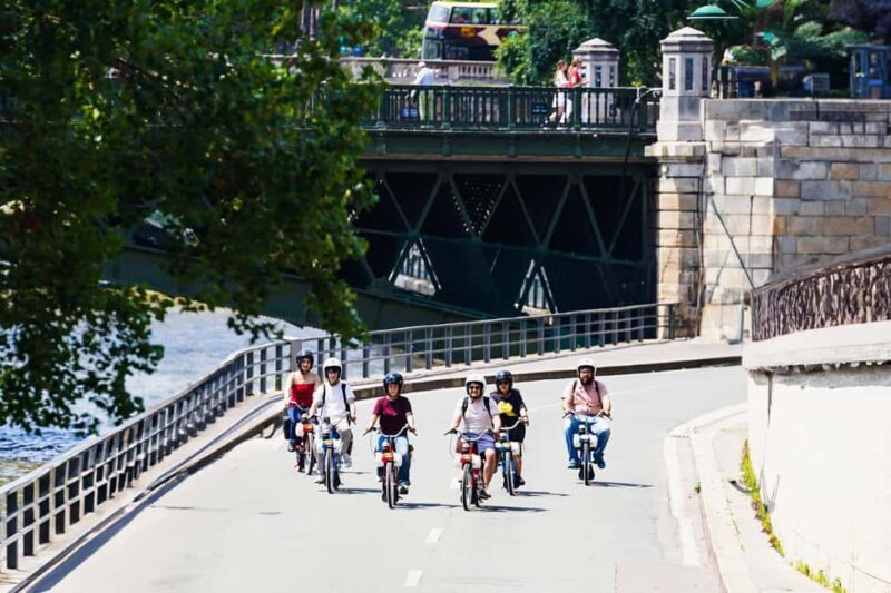 Left Bank Highlights: Guided Vintage Bike Tour on a Solex - The Experience on Electric Solex Bikes