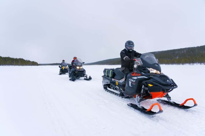 Levi: 2.5-Hour Snowmobile Safari (option to buy 360 video) - Key Points