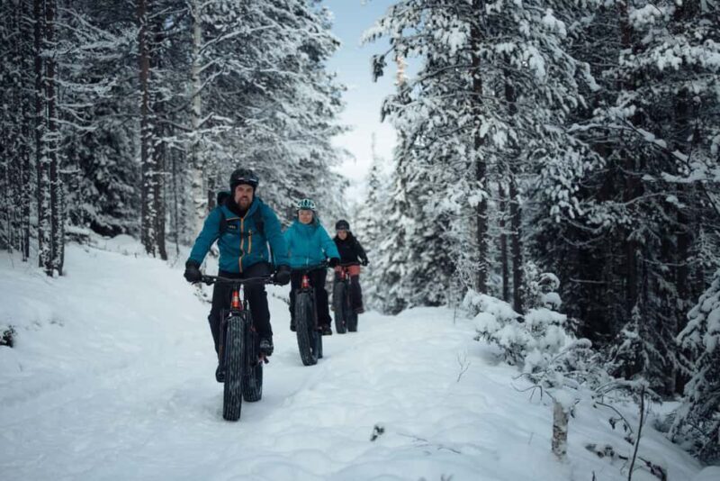 Levi: E-Fatbike Adventure in Snowy Forest - An Authentic Winter Ride in Levi’s Forests