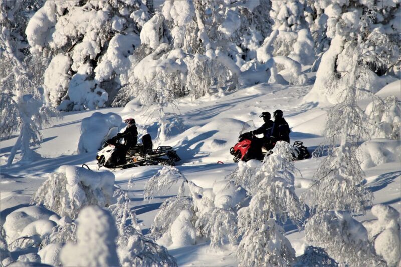 Levi: Easy Snowmobile Safari into the Nature - The Equipment and Safety Measures