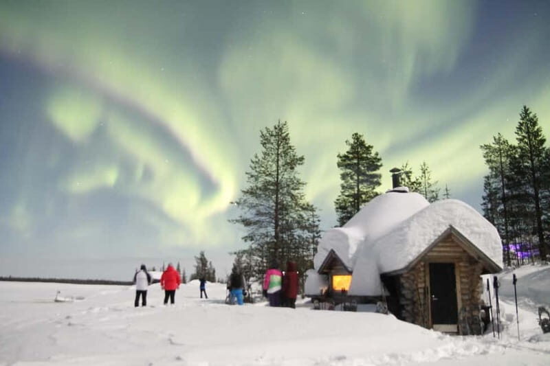 Levi: Evening Snowshoe Walk Under Northern Sky - An Unexpected Night in Lapland’s Wilderness