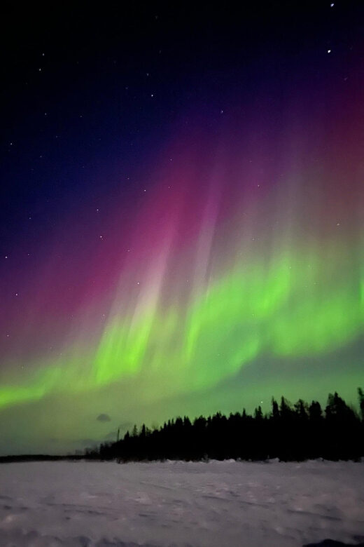 Levi: Northern Lights in Peace and Privacy - by Private Lake - Key Points
