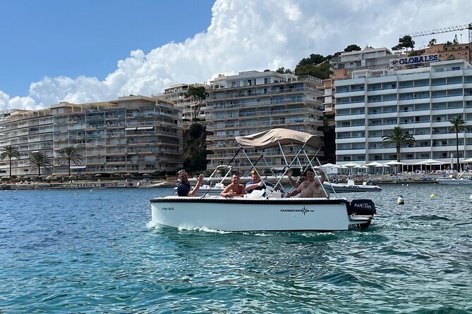License free boat rental around the coast of santa ponsa - FAQ
