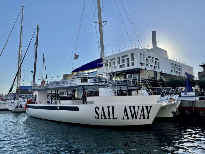 Limassol: Catamaran Cruise with Lunch - An Authentic Sea Adventure from Limassol