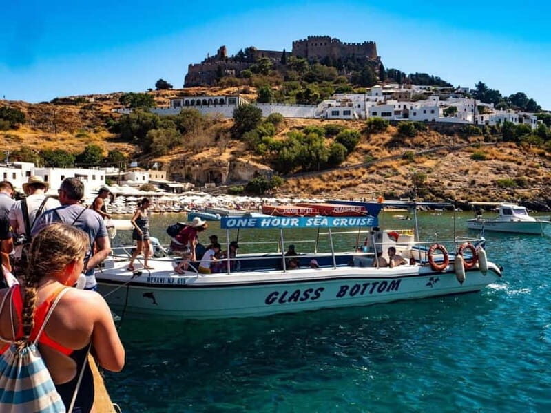 Lindos: Glass Bottom Boat Tour with Snorkeling - The Sum Up