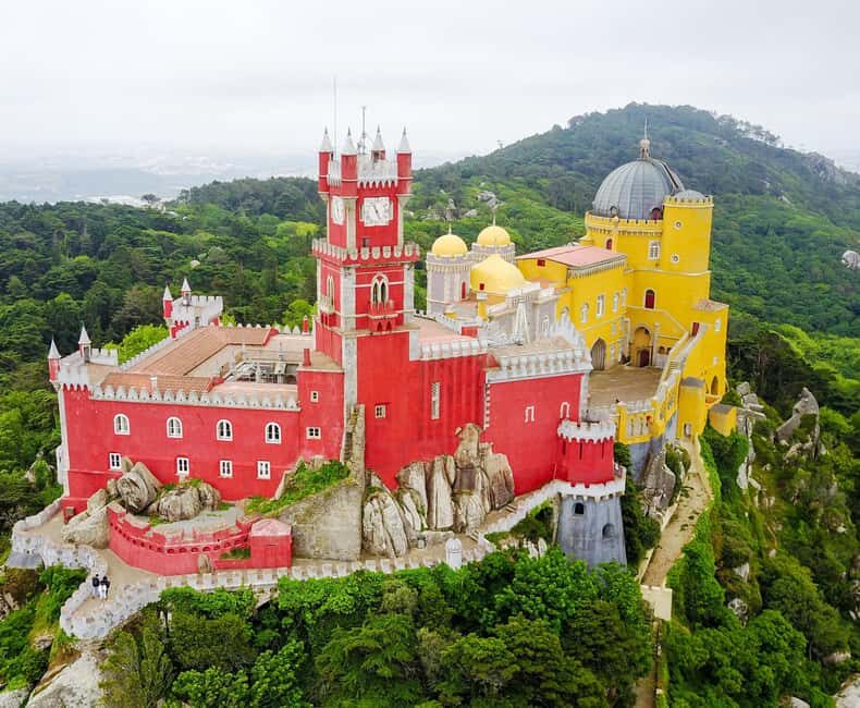 Lisbon: Pena Palace, Sintra, Roca & Cascais by Van - Key Points
