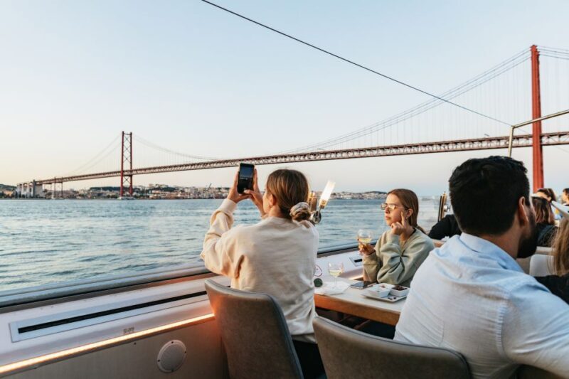 Lisbon: Sunset Cruise with Welcome Drink and Snacks - What It’s Like Onboard
