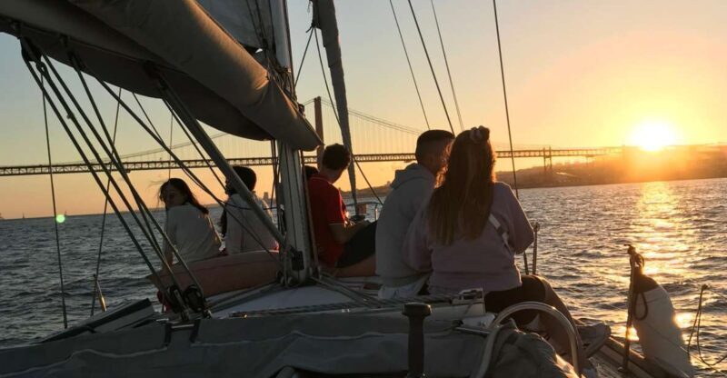 Lisbon Sunset Sailing  Small Group (max 10) Wine & History - Lisbon Sunset Sailing Small Group (max 10) Wine & History: An Authentic Waterway Experience