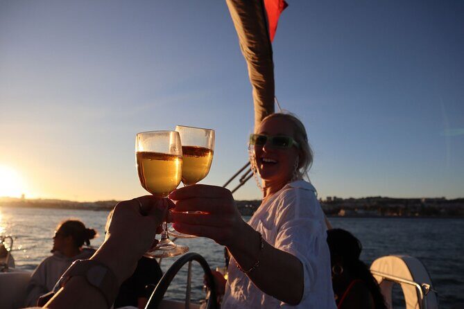Lisbon Sunset Sailing Tour History & Local Wine  Small Group - Key Points