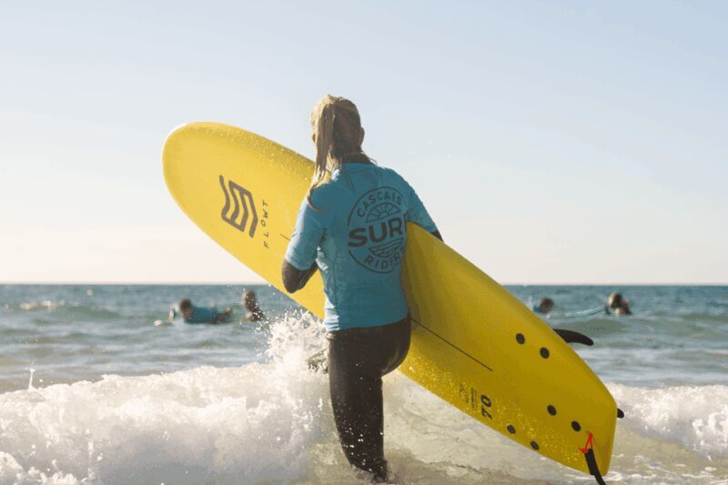Lisbon Surf Class - The Warm-Up and Technical Training