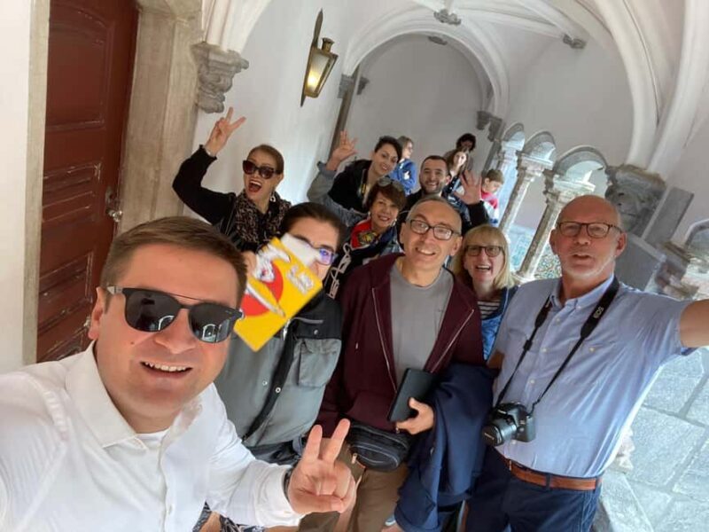 Lisbon to: Sintra, Pena & Regaleira guided 8pax group tour - Key Points