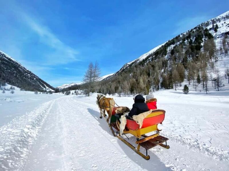 Livigno: Horse-Drawn Sleigh Ride with Blankets - Parking and Accessibility