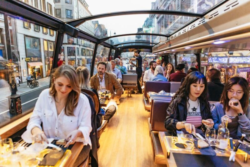 London: 6-Course Gourmet Dinner on a Luxury Coach - The Gourmet 6-Course Meal