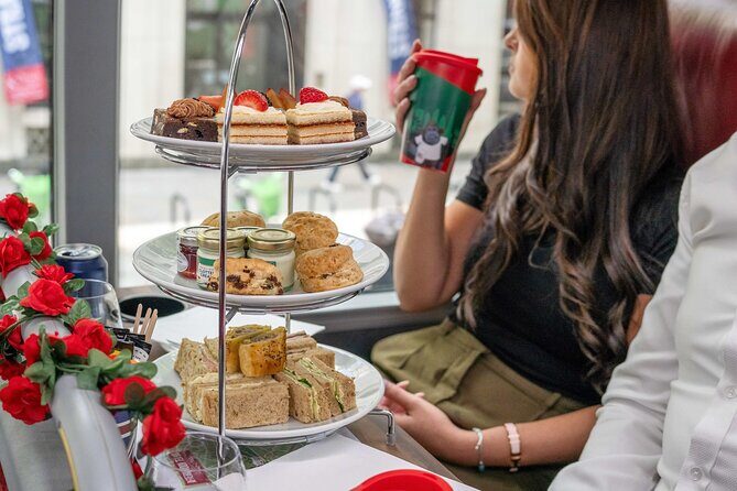 London: Afternoon Tea Bus Tour with Prosecco & London Eye Option - Key Points