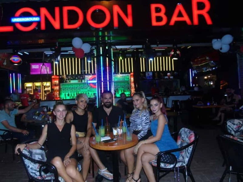 London Bar Meetup: Entry, Safe Original Drink & Transfer - The Journey to the Heart of Alanya Nightlife