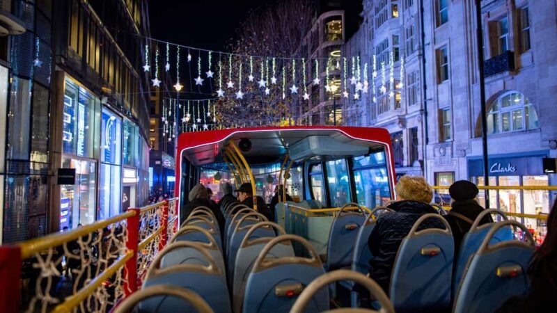 London: Christmas Lights Santa Sleigh Open-Top Tour - Key Points