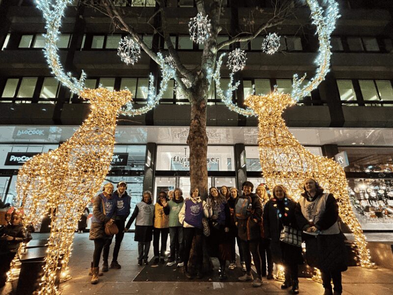 London: Christmas Lights Tour - With Christmas Music - Key Points