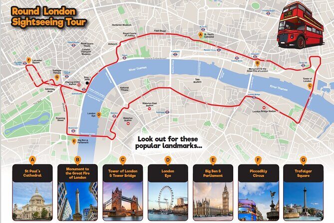 London: Guided Sightseeing Tour on a Vintage Open-Top Bus - The Itinerary and Route: What to Expect