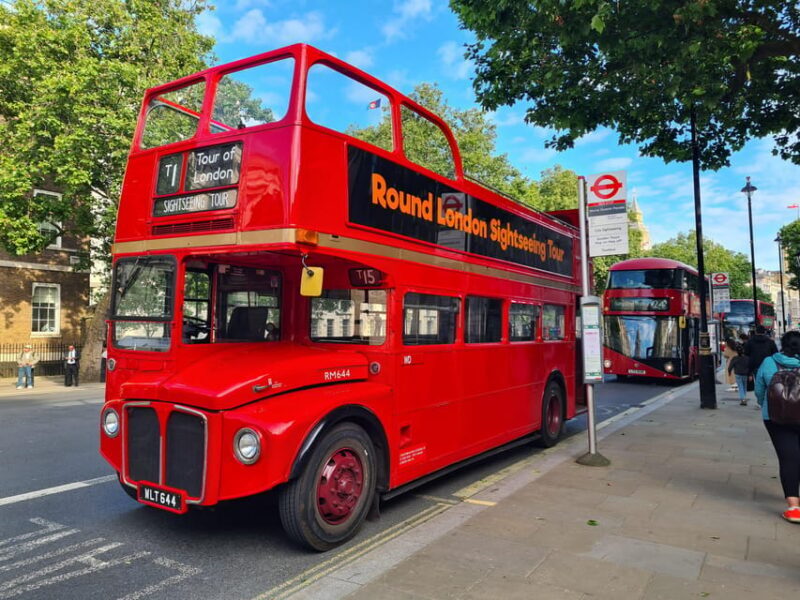 London: Guided Sightseeing Tour on a Vintage Open-Top Bus - FAQ